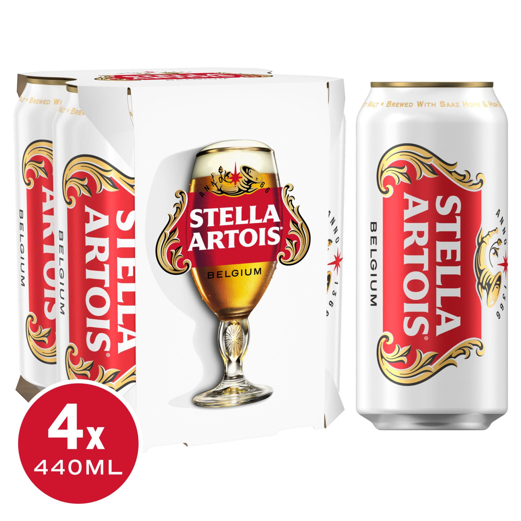 stella artois 440ml x 4 pack – Exodus Express
